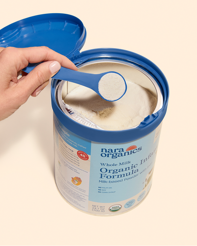 Organic Whole Milk Infant Formula – Full size cans – Nara Organics